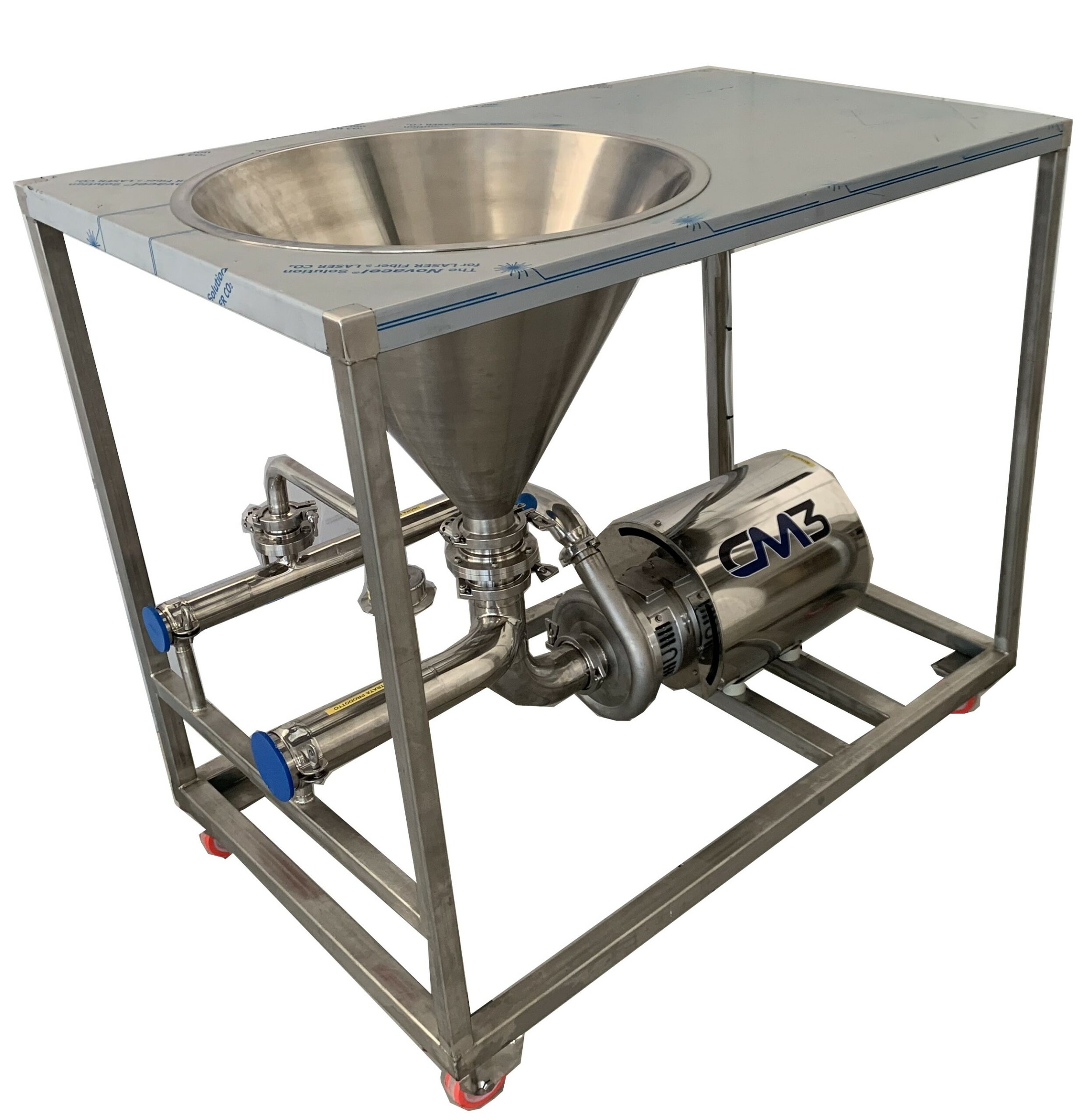 DISSOLUTORE TRIBLENDER CON TAVOLO - CM3 Engineering