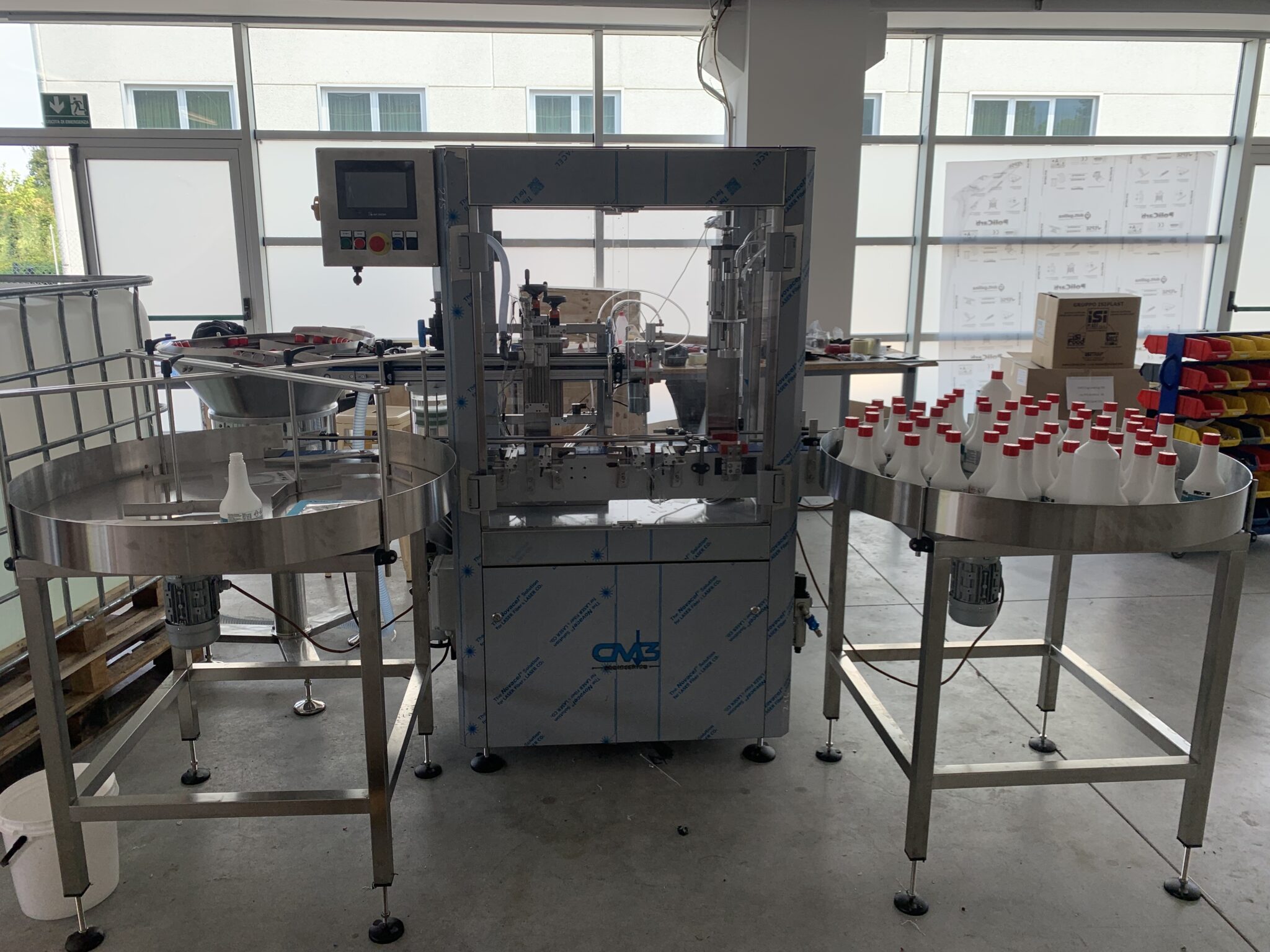 Automatic line for chemical product - CM3 Engineering