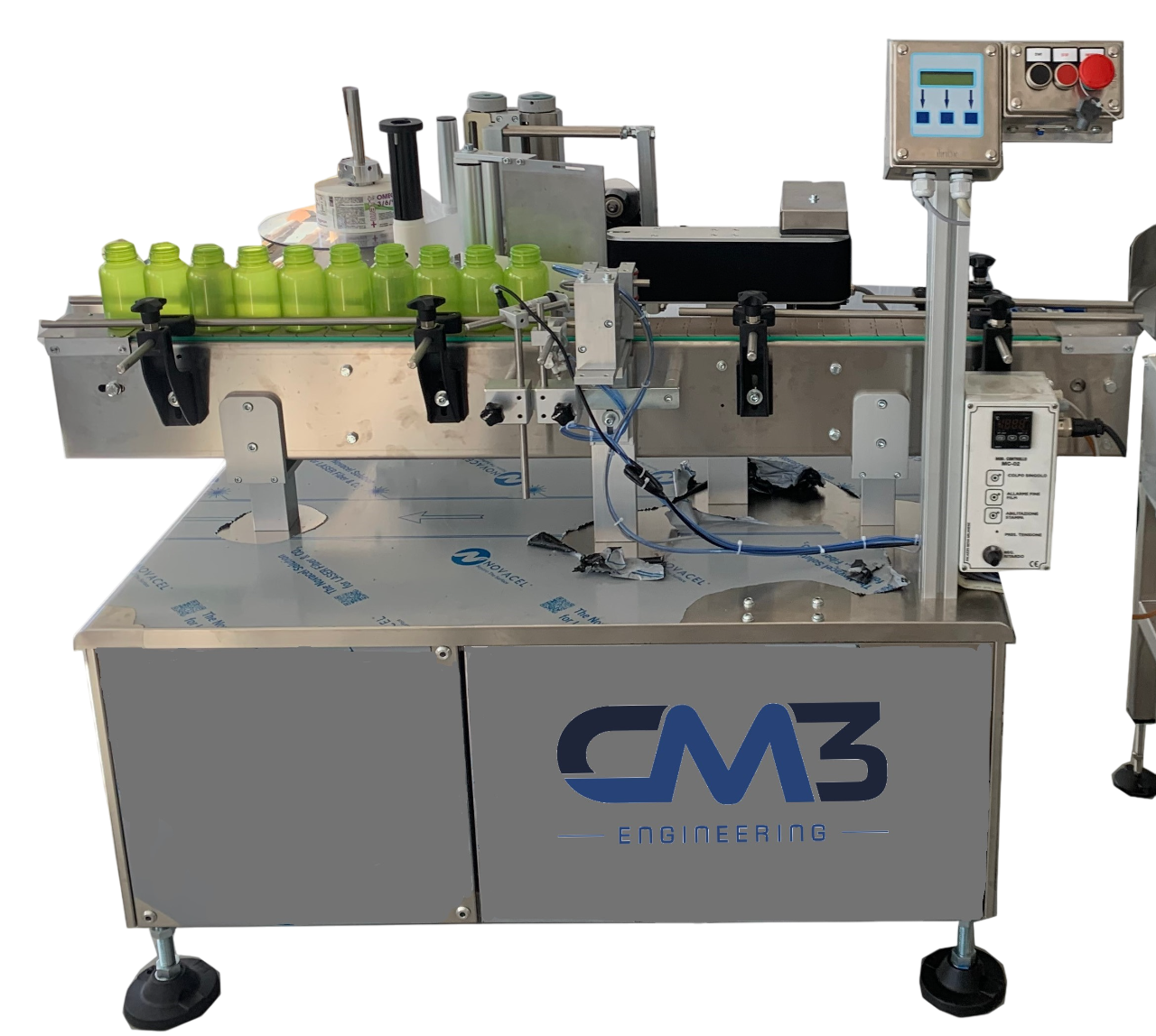 SINGLE-HEAD LABELLING MACHINE - CM3 Engineering